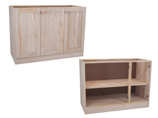 Base Unit 1200 - 3 Door New - Mistry's Pine Furniture
