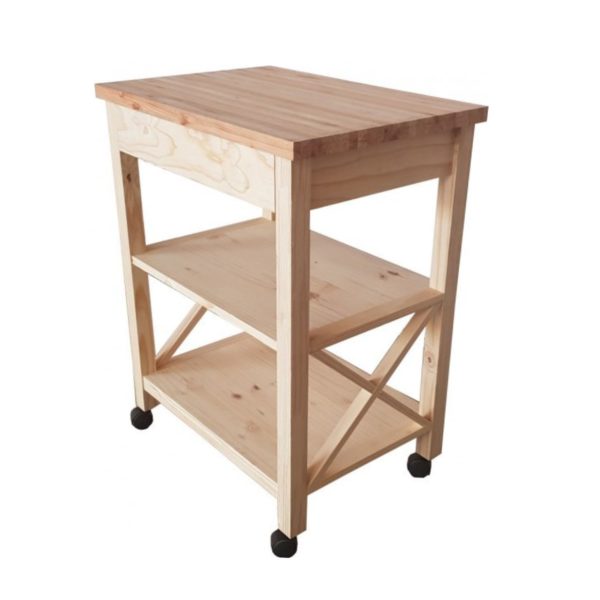 Lexi Kitchen Trolley - Mistry's Pine Furniture