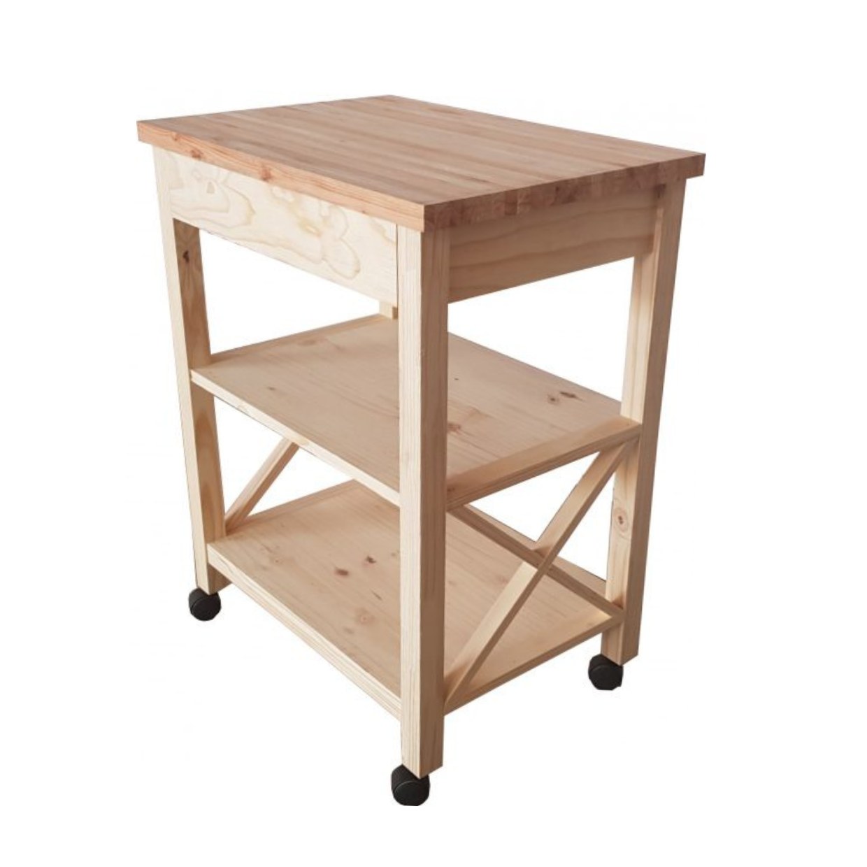 Lexi Kitchen Trolley - Mistry's Pine Furniture