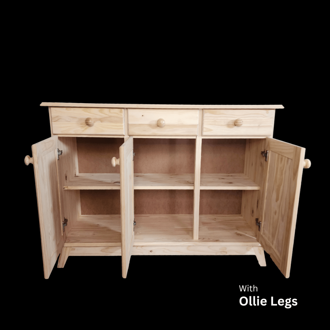 Lisa Base Unit - 3 Door - Mistry's Pine Furniture