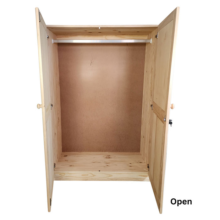 Trendi H Wardrobe - 1200 - Mistry's Pine Furniture