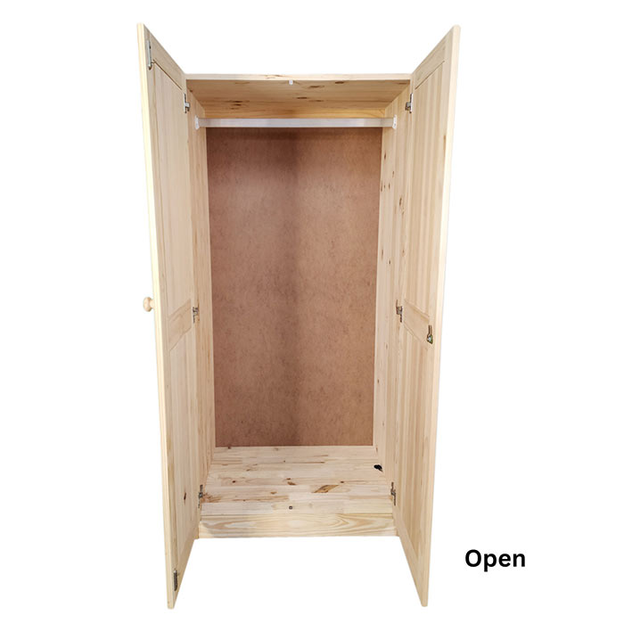 Trendi H Wardrobe - 900 - Mistry's Pine Furniture